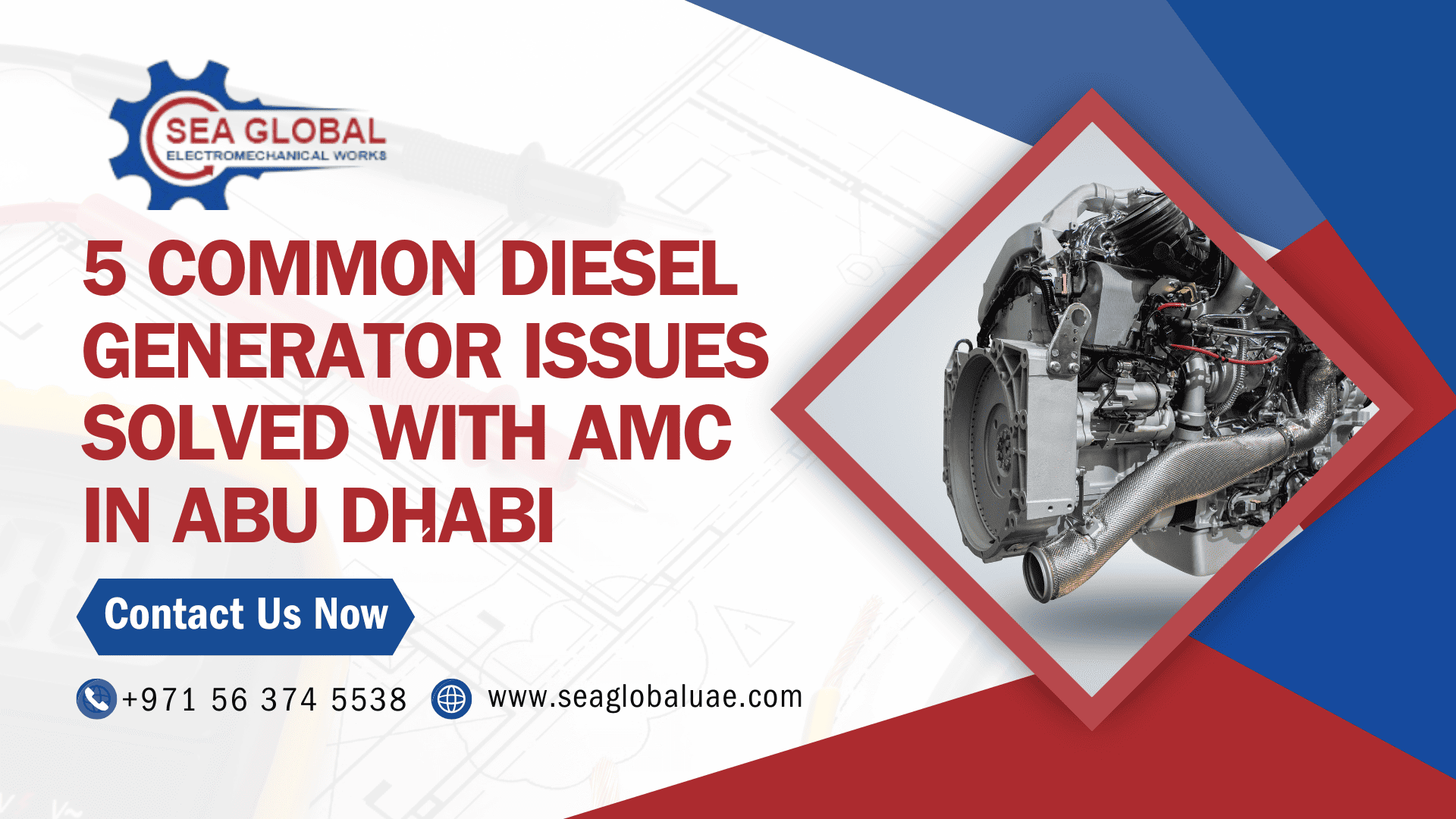5 Common Diesel Generator Issues Solved with AMC in Abu Dhabi - gold ...